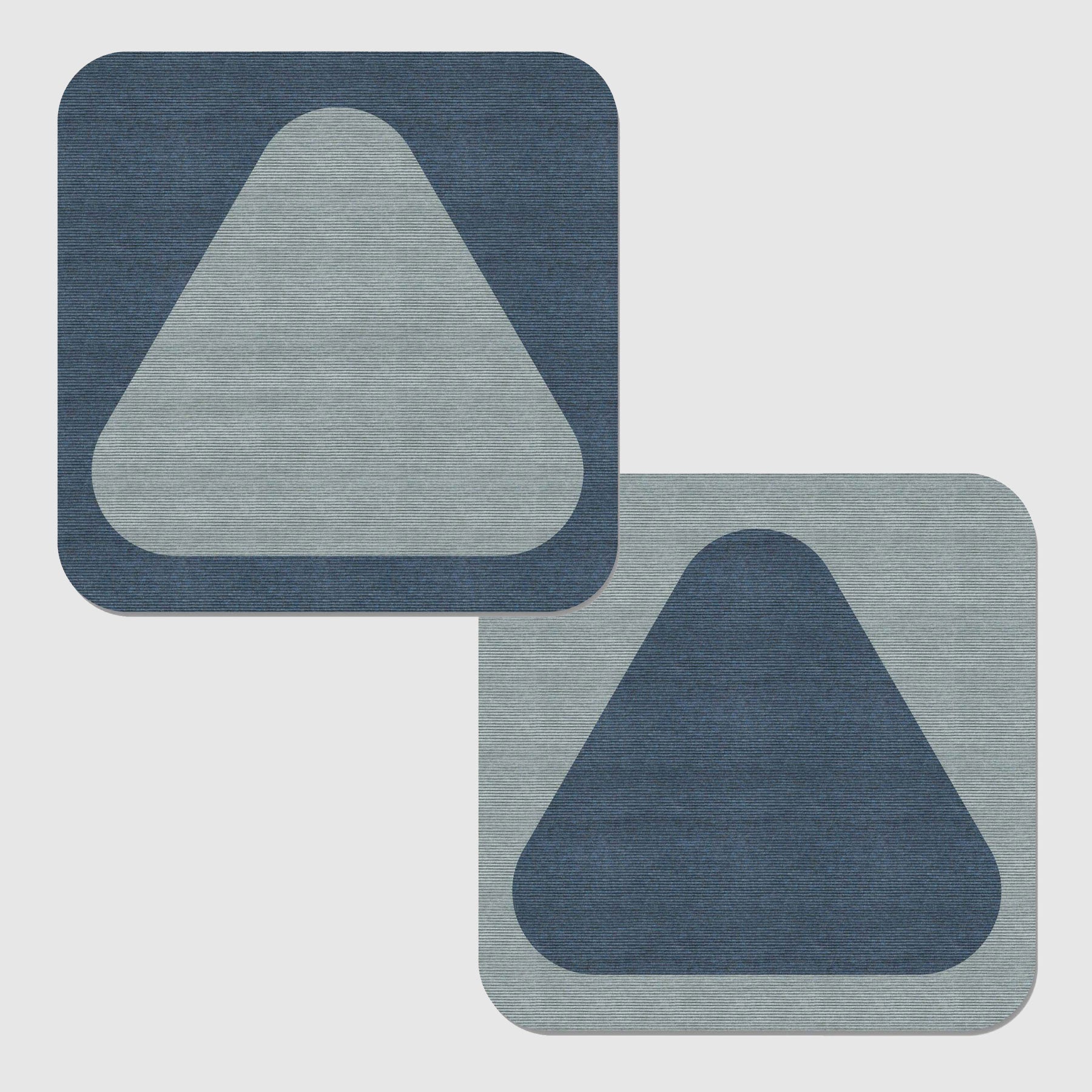 Budbili (Possum Skin Rug) Junior Rug - Pack of 2 (Solid & Inverse ...