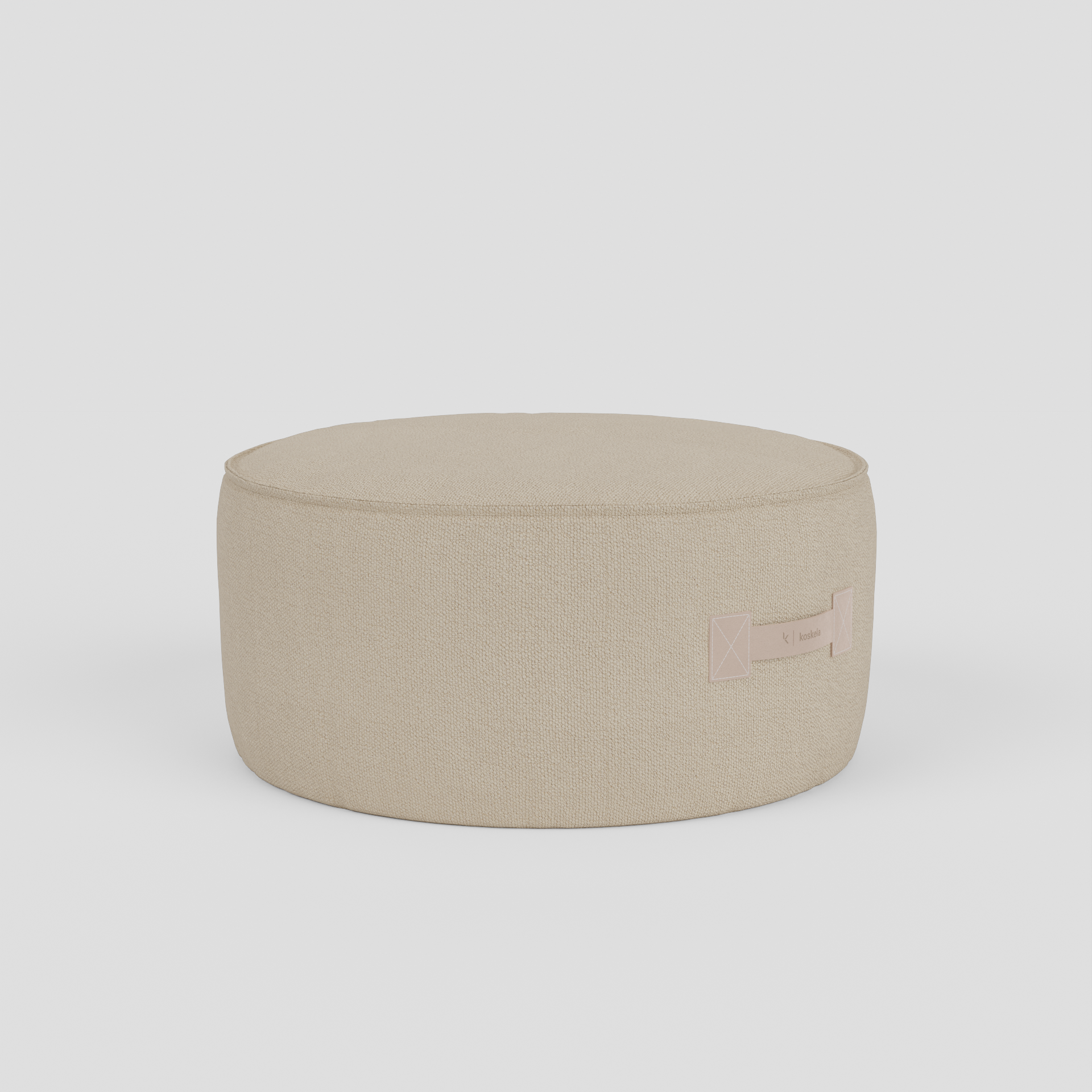 Curved Quadrant Soft Modular Sofa - Round Ottoman - Pueblo – Koskela