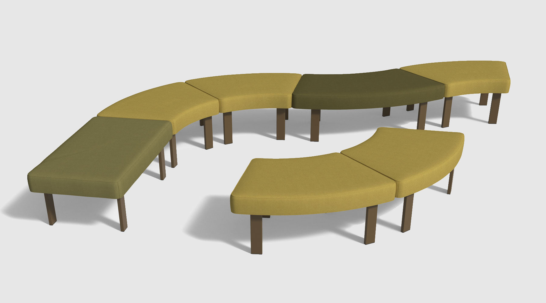 Bulada (Snake) Ottoman - Senior Curved Small – Koskela