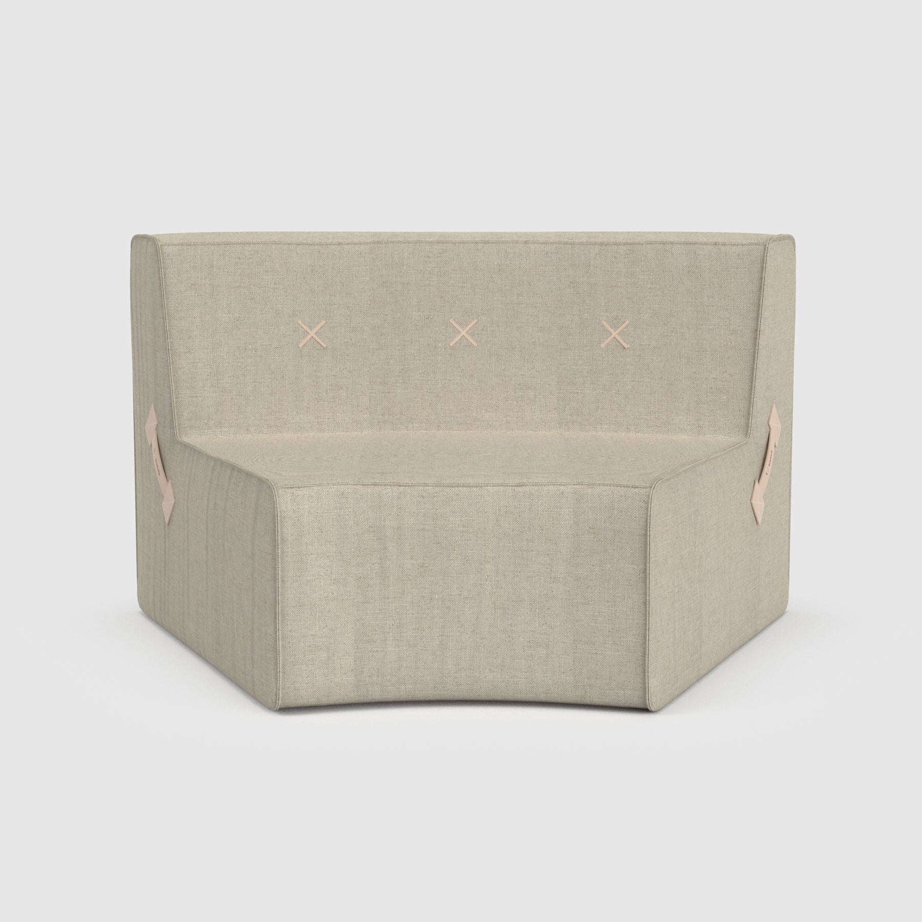 Curved Quadrant Soft Sofa - Large Single - Work – Koskela