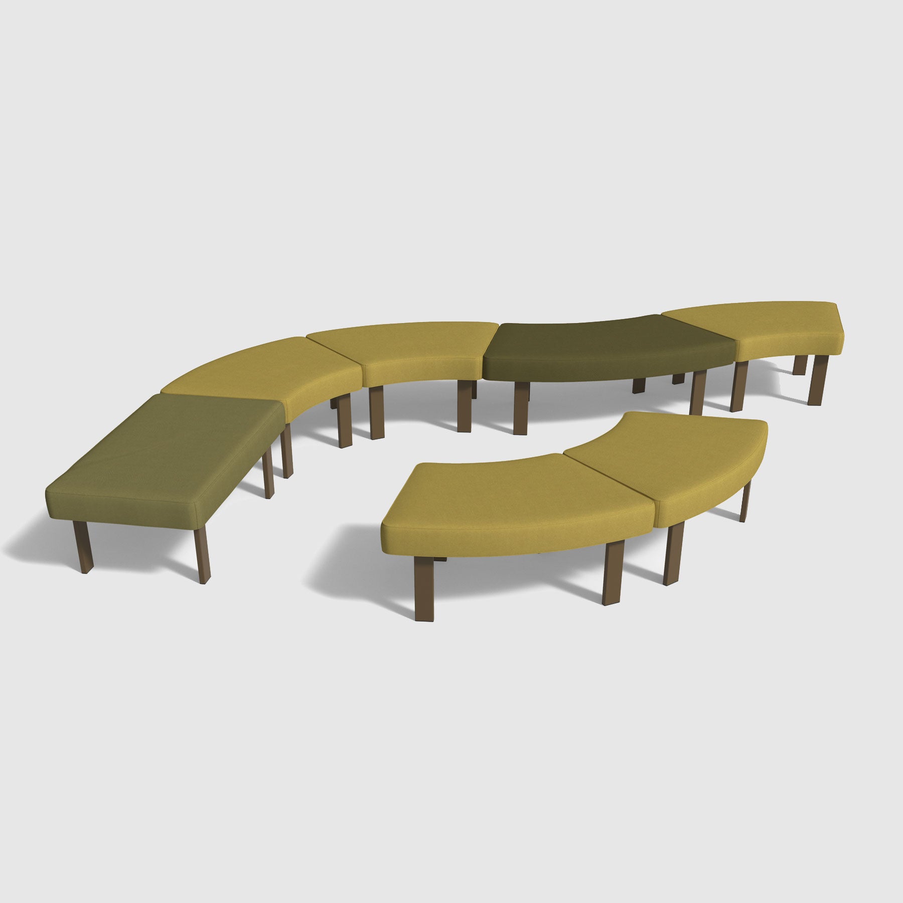 Bulada (Snake) Ottoman - Senior Curved Large – Koskela